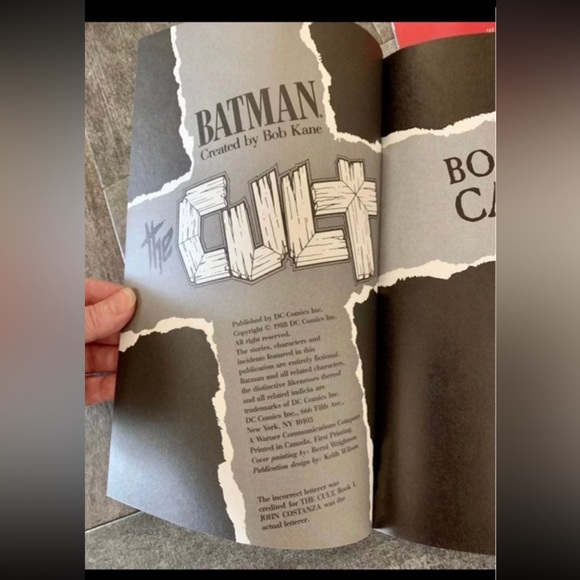 Other | Vintage Batman The Cult Comic Book Copper Superhero Comics ...